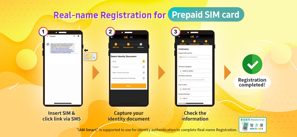 Prepaid SIM Card | csl