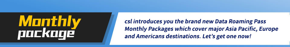 Data Roaming Pass | csl